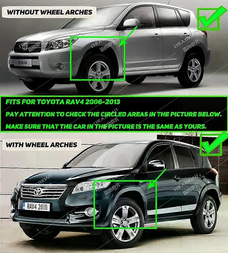 unique Mud Flaps For Toyota RAV4 2006 - 2013 2007 2008 2009 2010 2011 ...