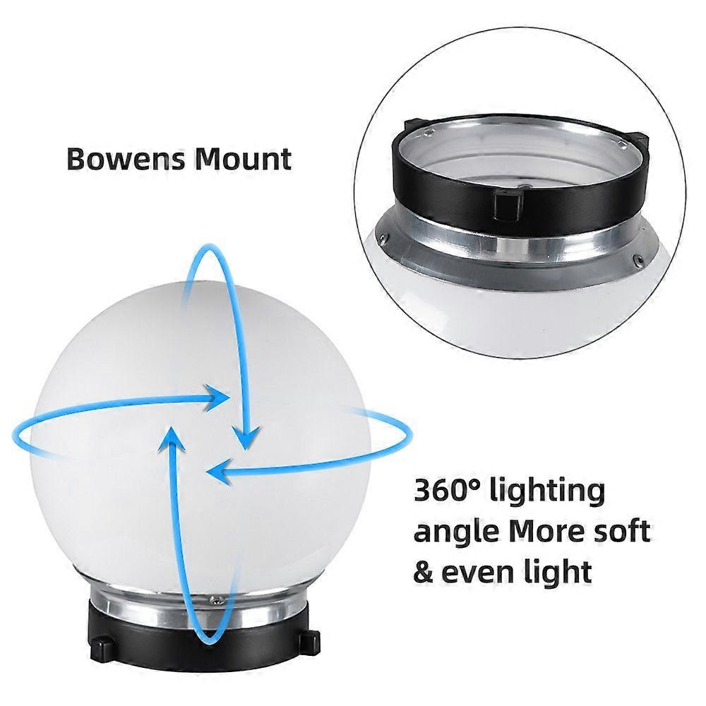 15cm/ 6in Soft Light Ball for Photography Translucent Diffuser Ball ...