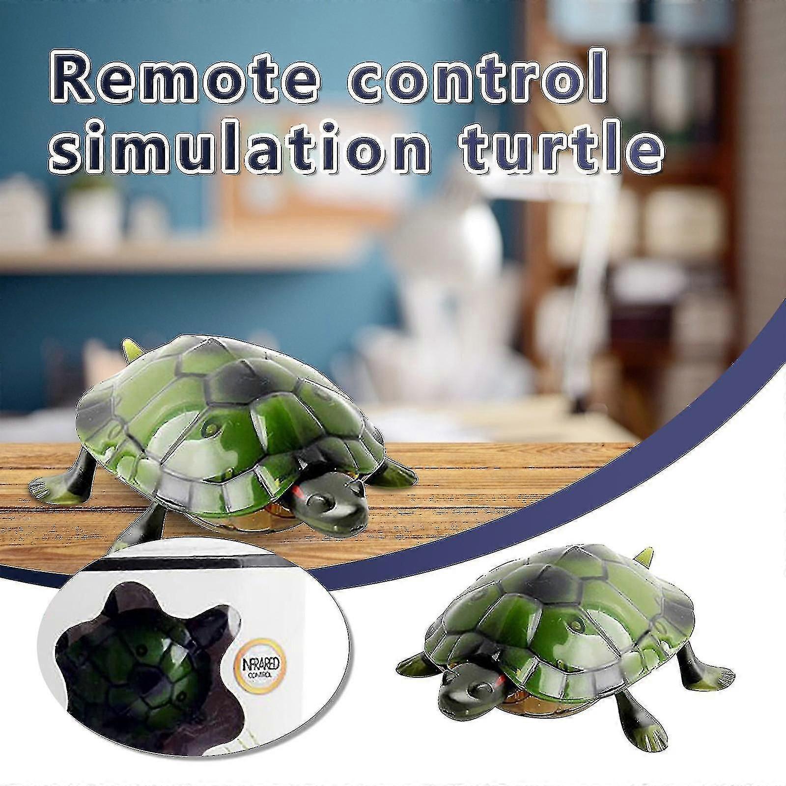 Turtle Ir Remote Control Tortoise Crawl Fake Electric Animal Toy Car ...