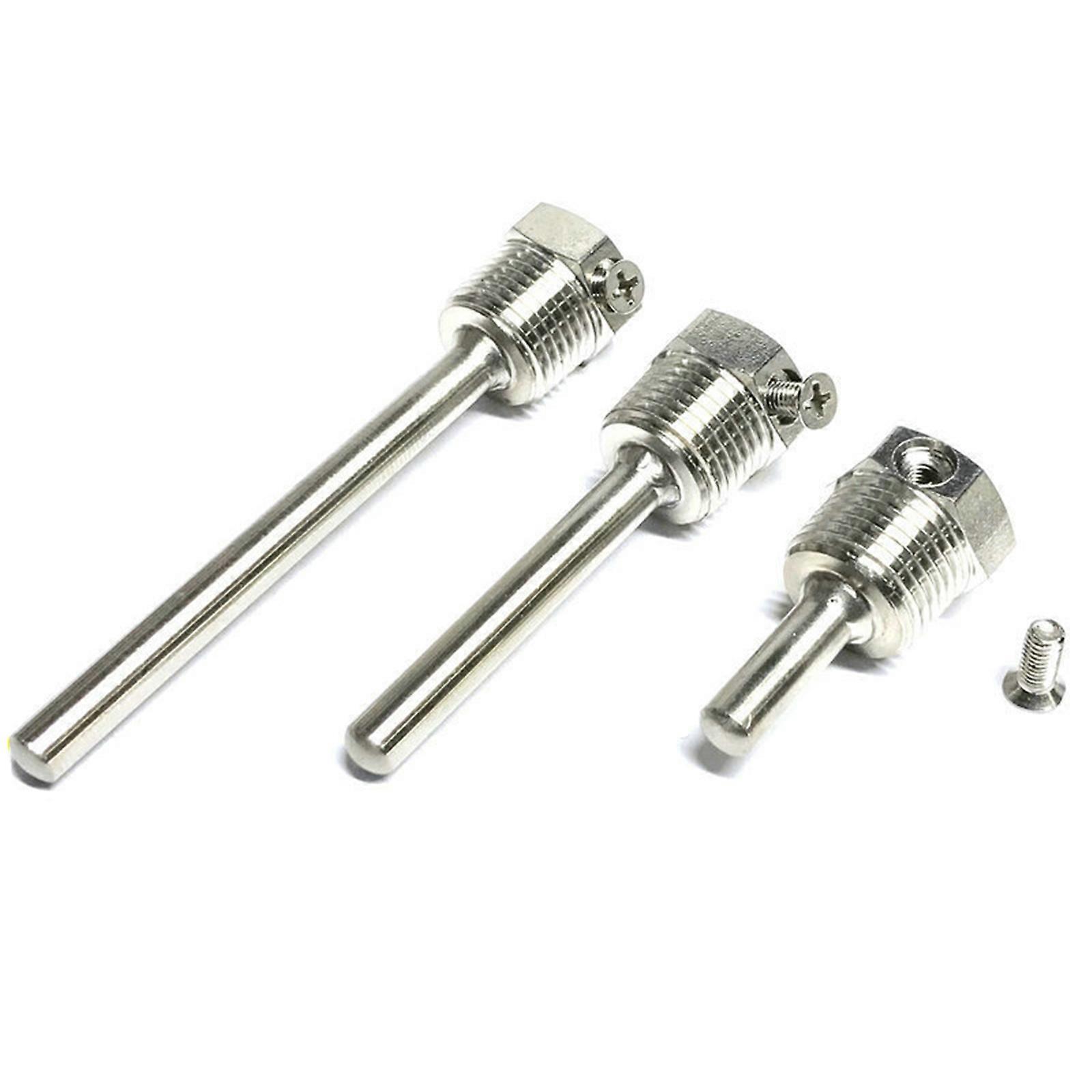 2Pcs 50/100/300mm Stainless Thermowell with Screw Locking for ...