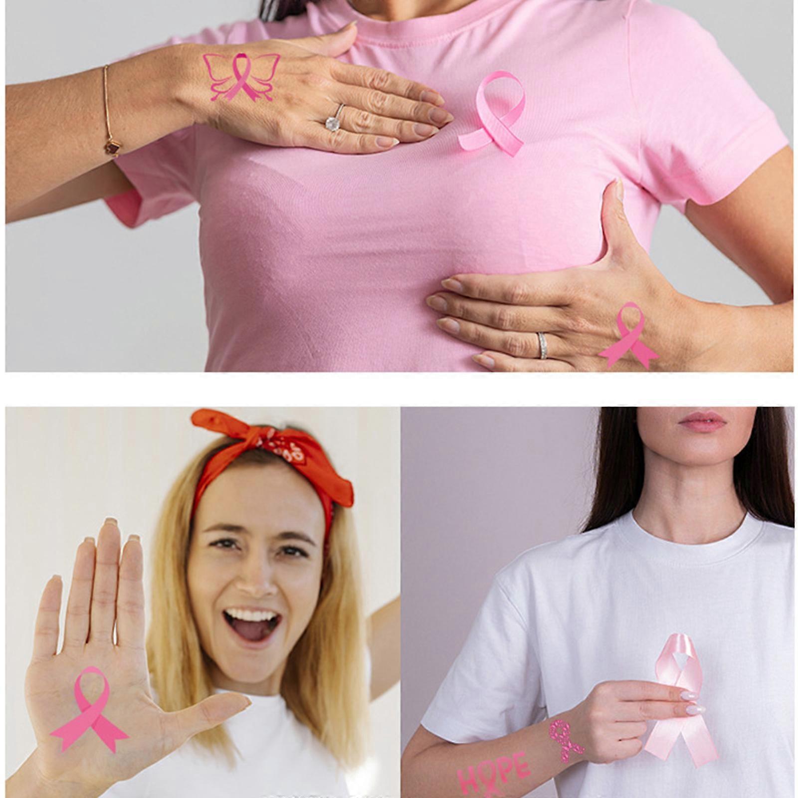 Pink Ribbon Stickers Breast Cancers Awareness Stickers,Official Breast ...