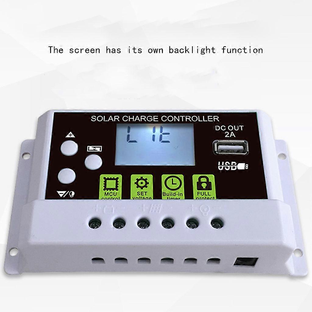 10A/20A/30A Solar Charge Controller Renewable Energy Controller Solar ...