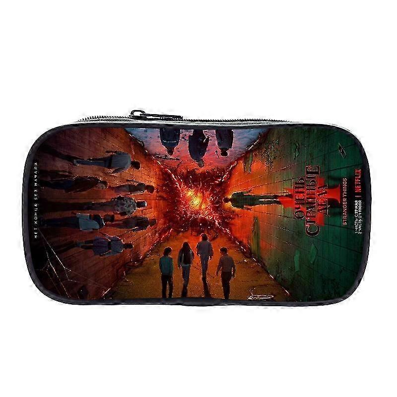 Stranger Things Season 4 Pencil Case for Kids and Students - Large ...