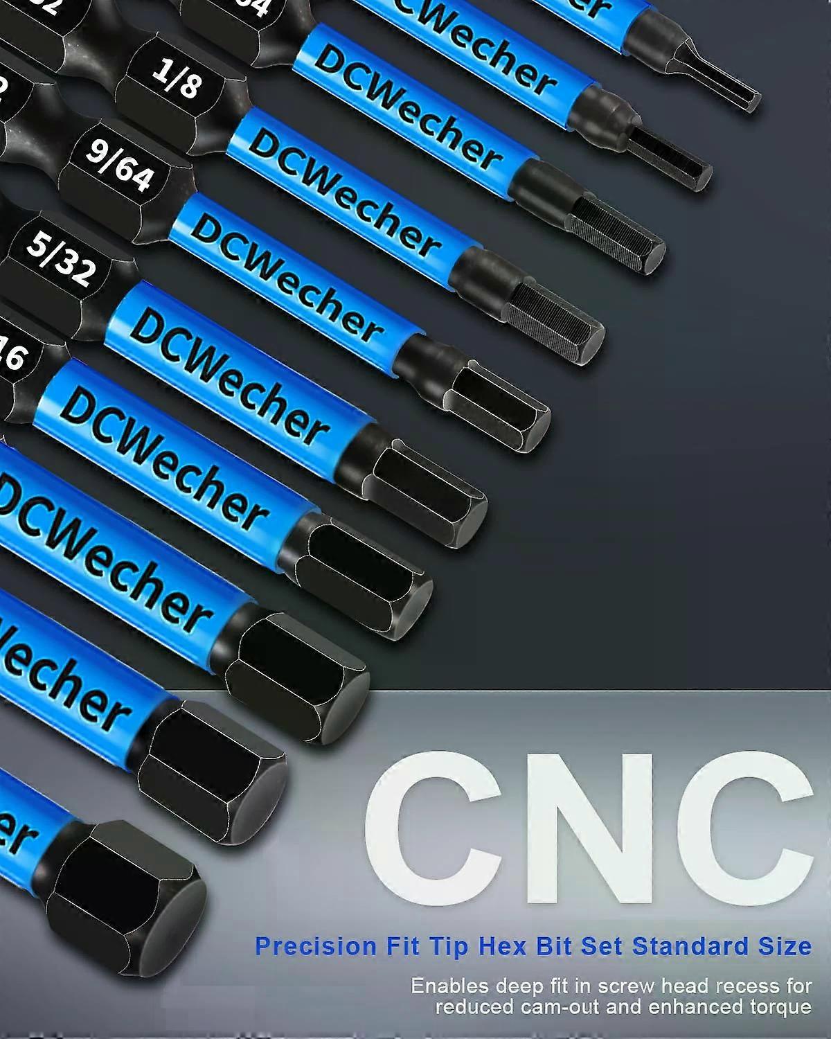 Allen Key/Allen Wrench Drill Bit Set, 10 PCS Impact Hex Bits with ...