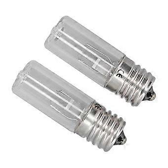 2 Pcs UVC Light Bulb for Refrigerator & Cabinet - 10V 3W Deodorant ...
