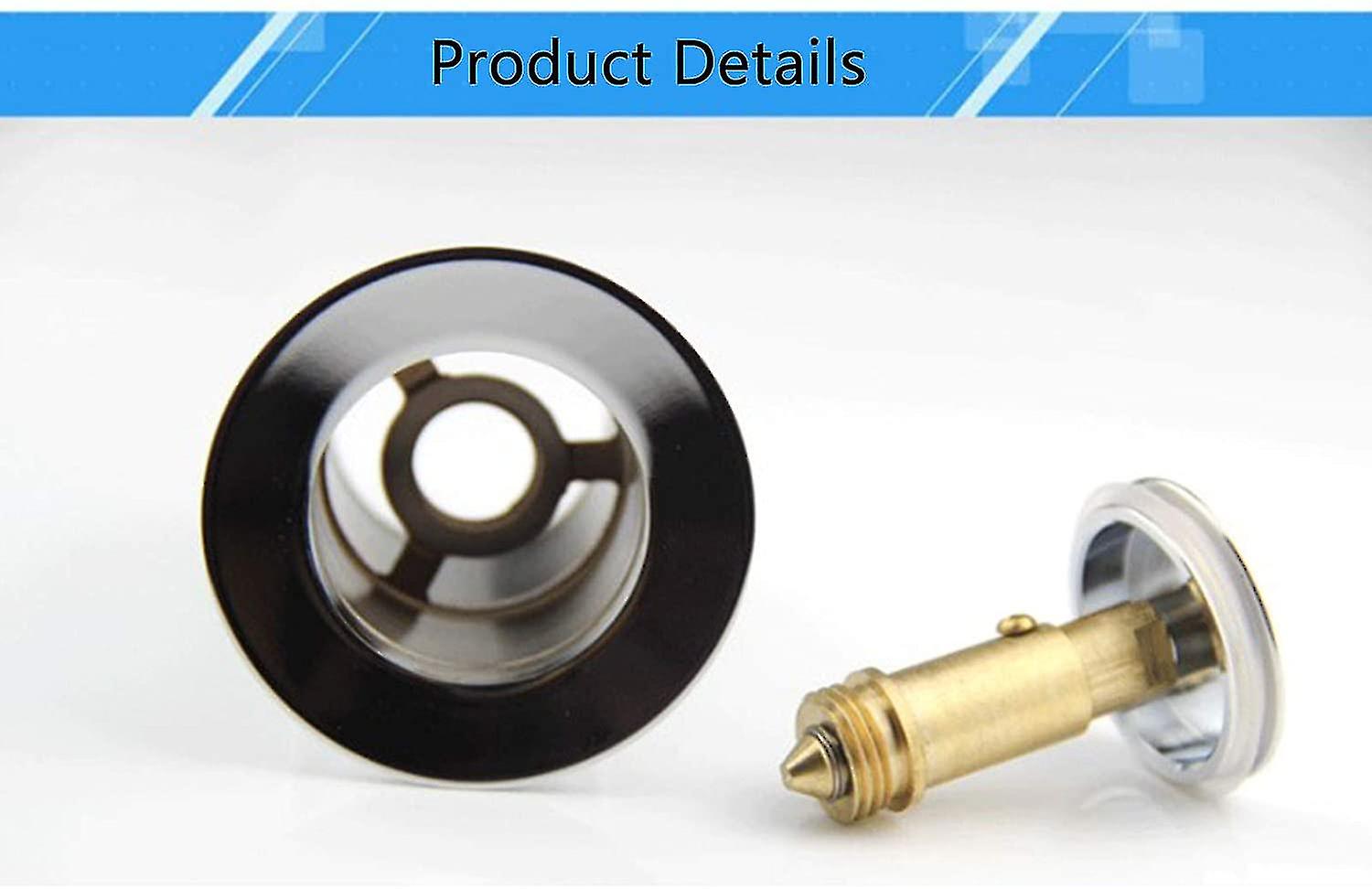 2pcs Basin Waste Bolt Replacement Bathroom Spare Part Pop-up Valves ...