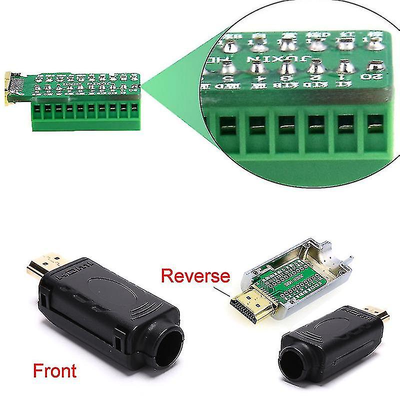 Hdmi 2.0 Adapter Connector Breakout To 20p Terminal Board With Housing ...