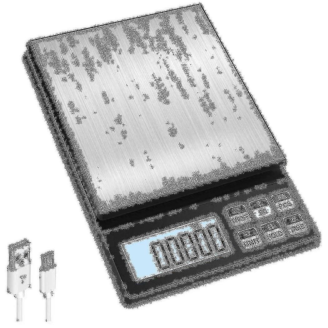 Digital Kitchen Scale,5kg/0.01g Rechargeable Food Scale,high Precision ...