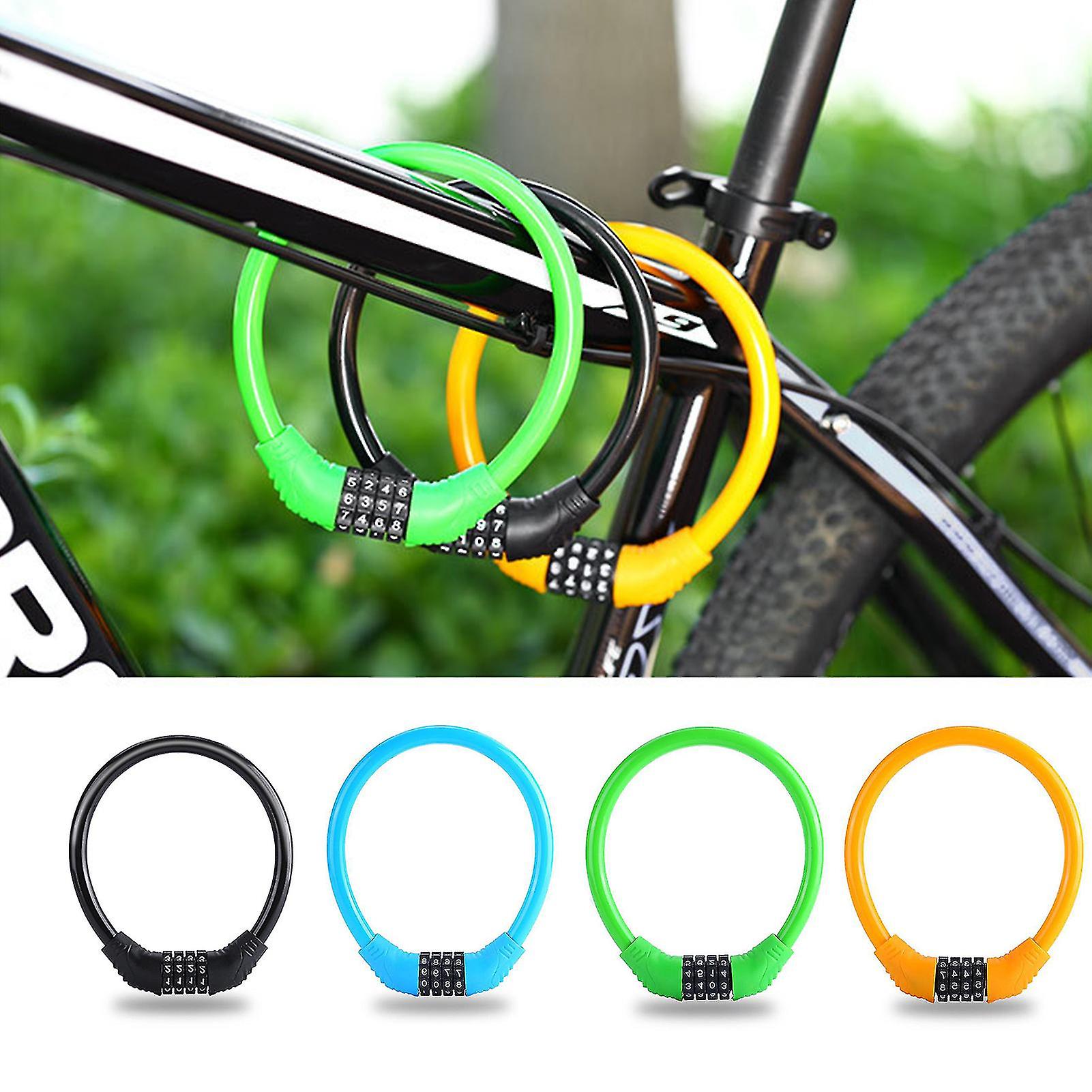 Bicycle Lock High Strength Rust-proof Sturdy Construction Four-digit ...