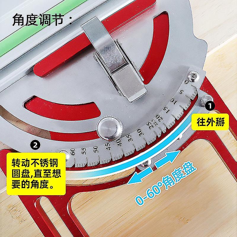 New Woodworking Adjustable Angle Guide Rail Clamp For Electric Circular ...