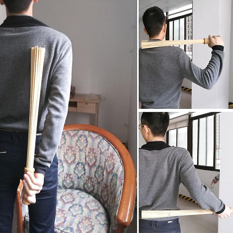 Natural Bamboo Body Massage Stick Fitness Pat Hammer Health Care Tool ...