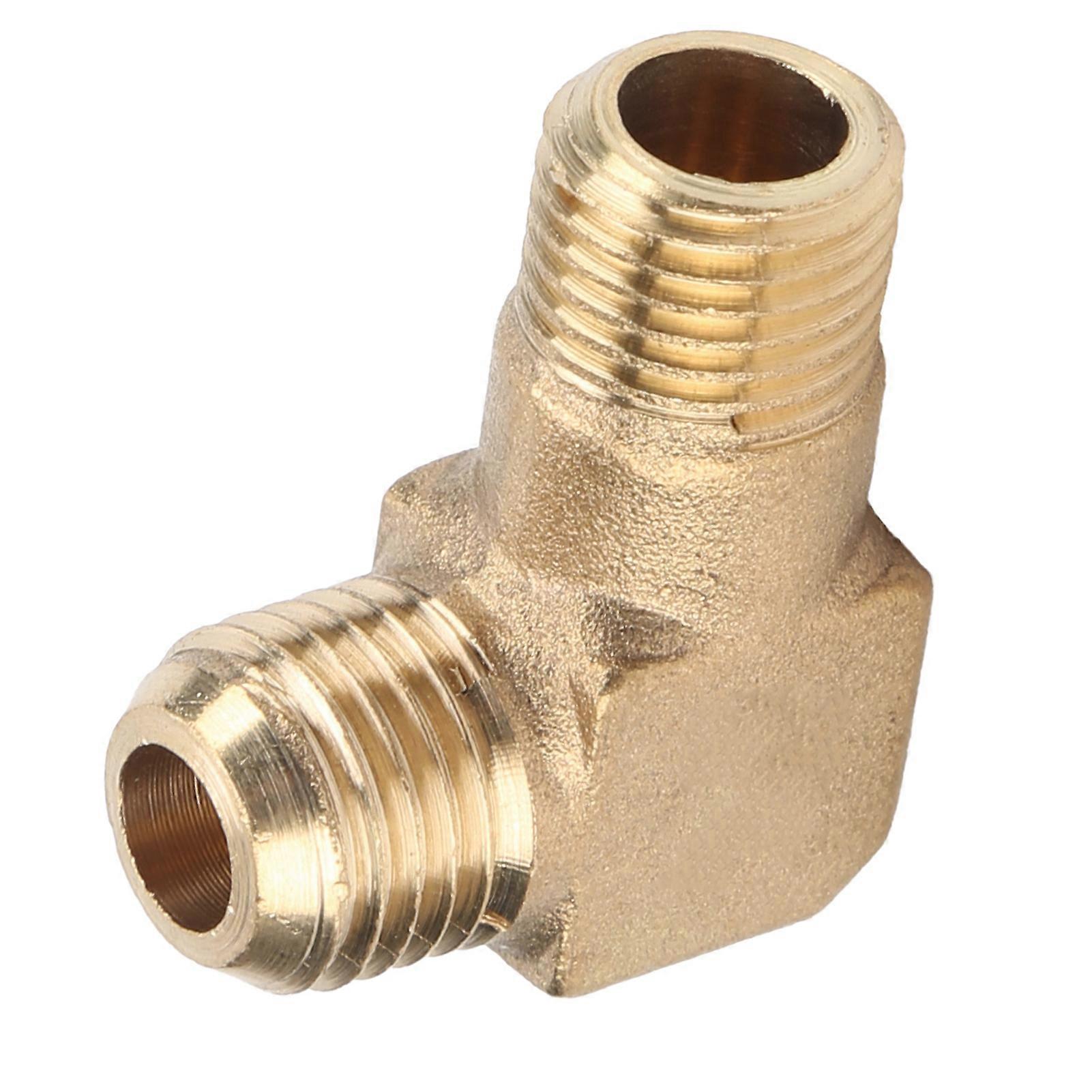 G1/4xm14 90 Degree Elbow Brass Compressor Accessory Air Pump Pipe ...