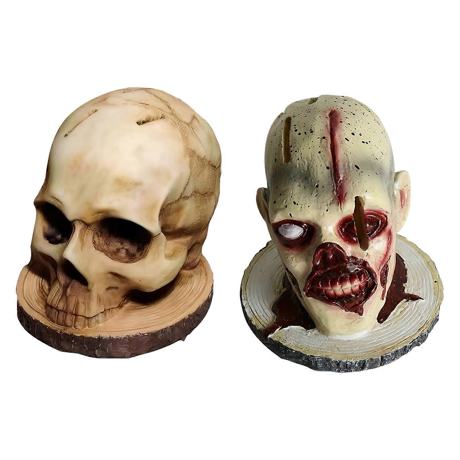 Skull Knife Holder for Kitchen Storage Skeleton Head Knife Block Holder ...