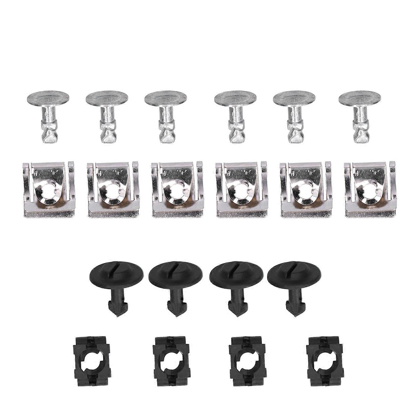 Engine Undertray Underbody Shield Fasteners Fixing Clips 4A0805163 Replacement for A3 A4 A6 A8 ...