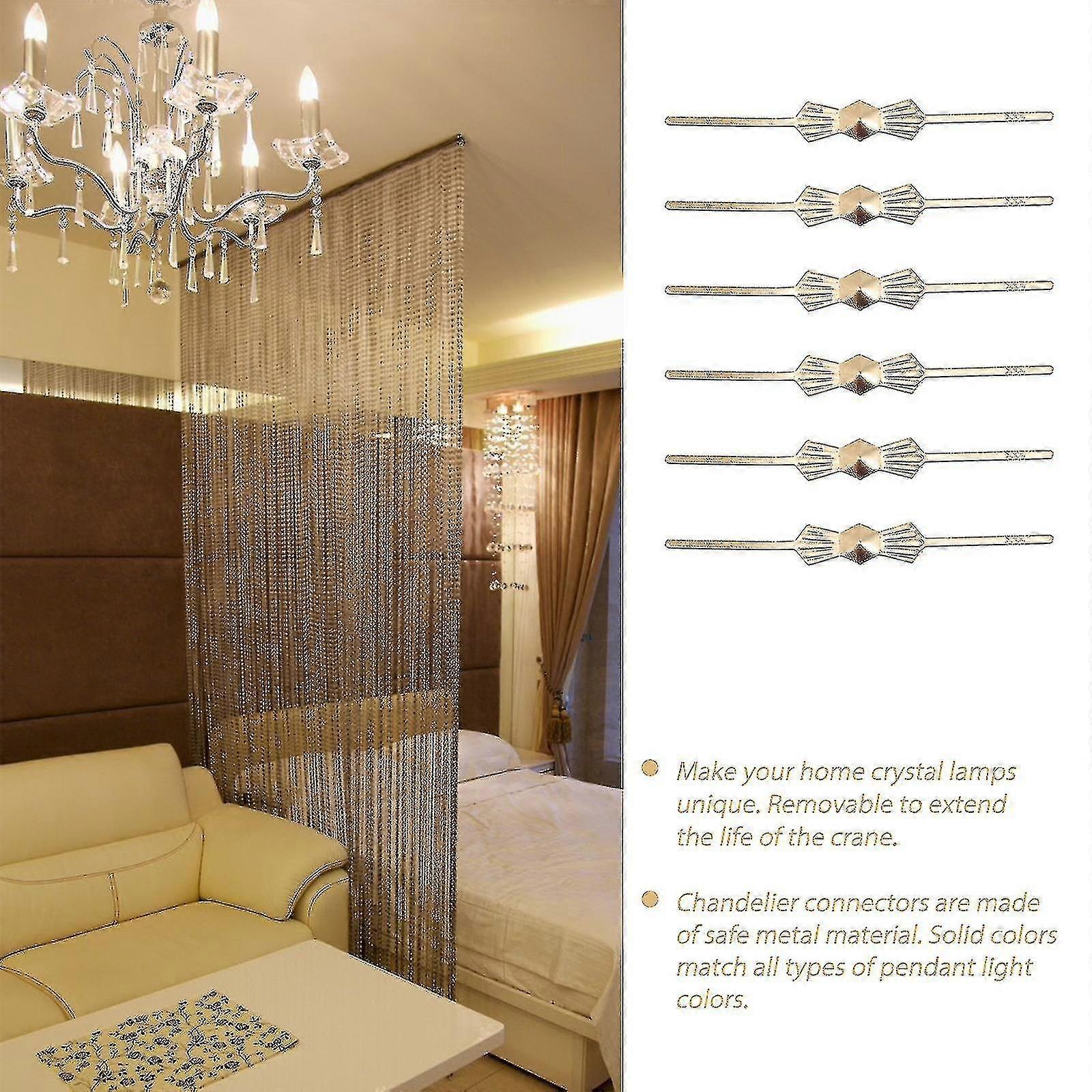 200 Pcs Dress Belt Chandelier Fastening Pin Crystal Prism Pins ...