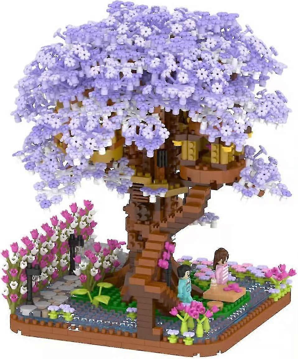 2200pcs Cherry Bonsai Tree Building Sets For Girls And Boys, Mini ...