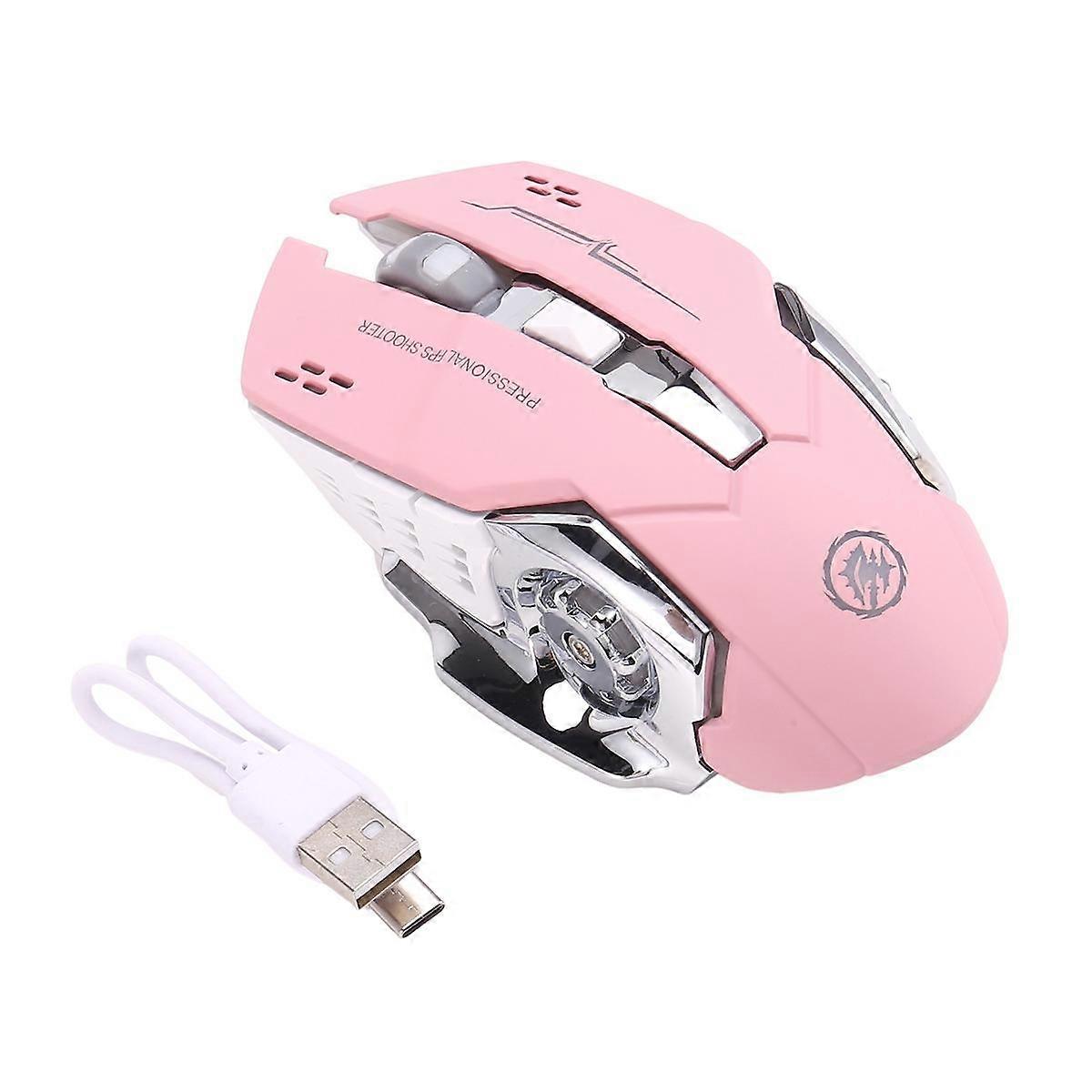 Silent Wireless Mouse USB Rechargeable Gaming Computer Rechargeable ...