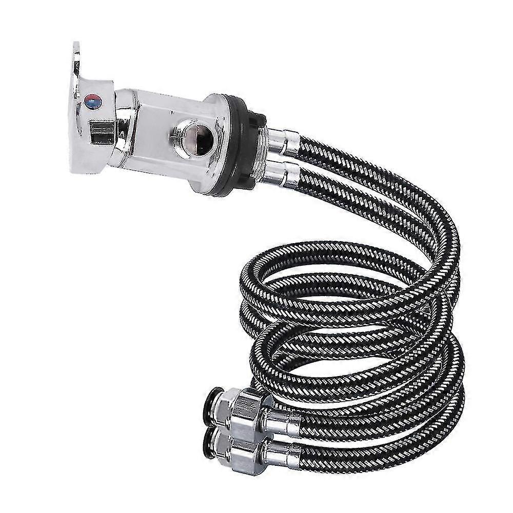 Chrome Caravan Motorhome Campervan Shower Mixer Tap Outlet 1/2 With ...