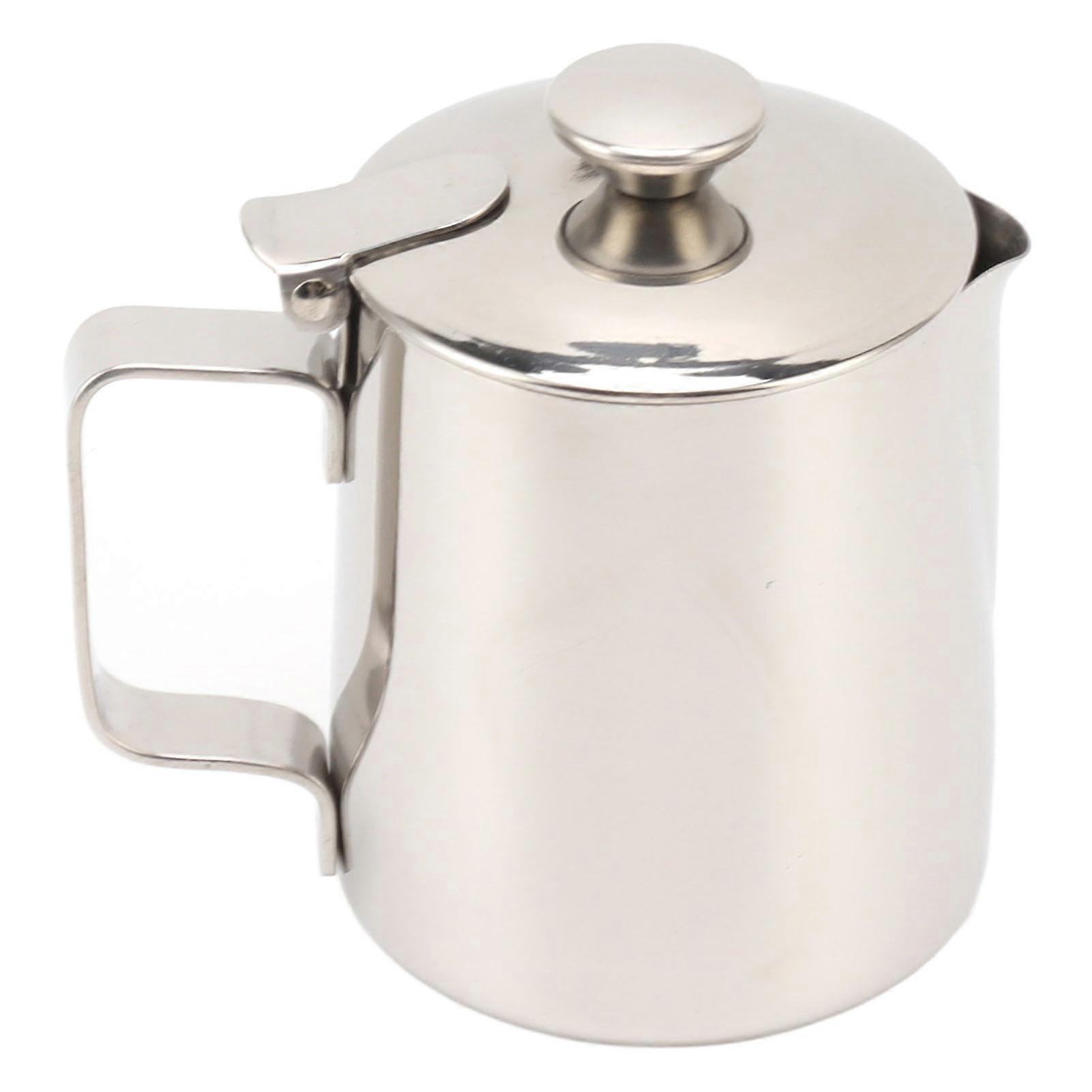 Stainless Steel Milk Frothing Pitcher Cappuccino Pitcher Coffee Foam ...