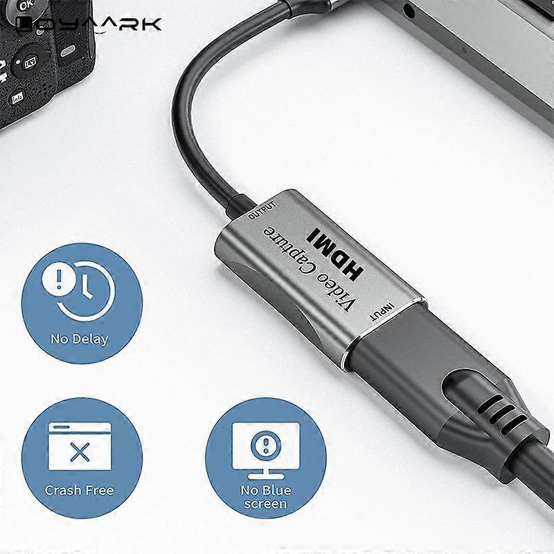 USB C Video Capture Card HDMI 1080p 60fps Game Capture Device For PS4 ...