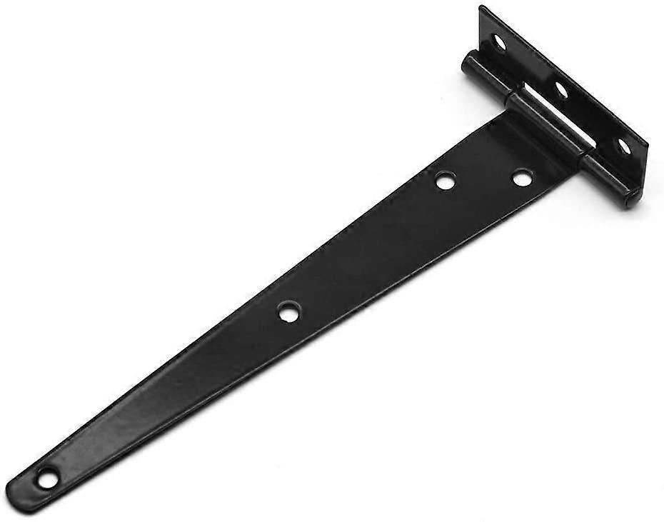 4Pieces T-Hinges 8 Inch Black Metal Door Hinges Heavy Duty Hinges Barn ...