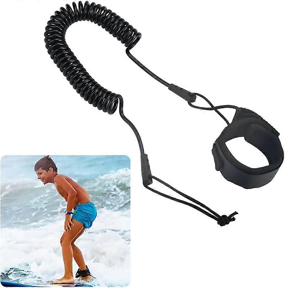 Surfing Leash 5.5mm Paddle Board Ankle Strap Cuff Cord Adjustable SUP ...