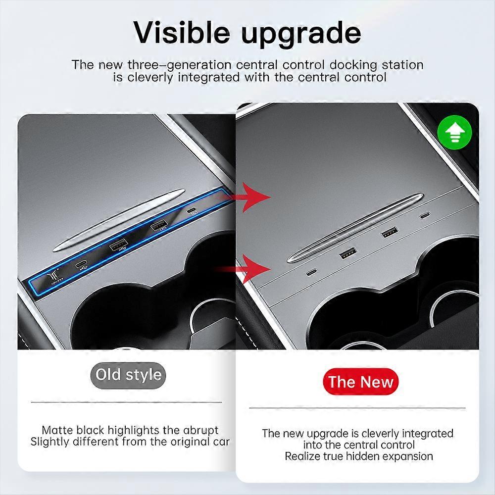 Intelligent Docking Station For Tesla 27W Quick Charger USB Shunt Hub ...