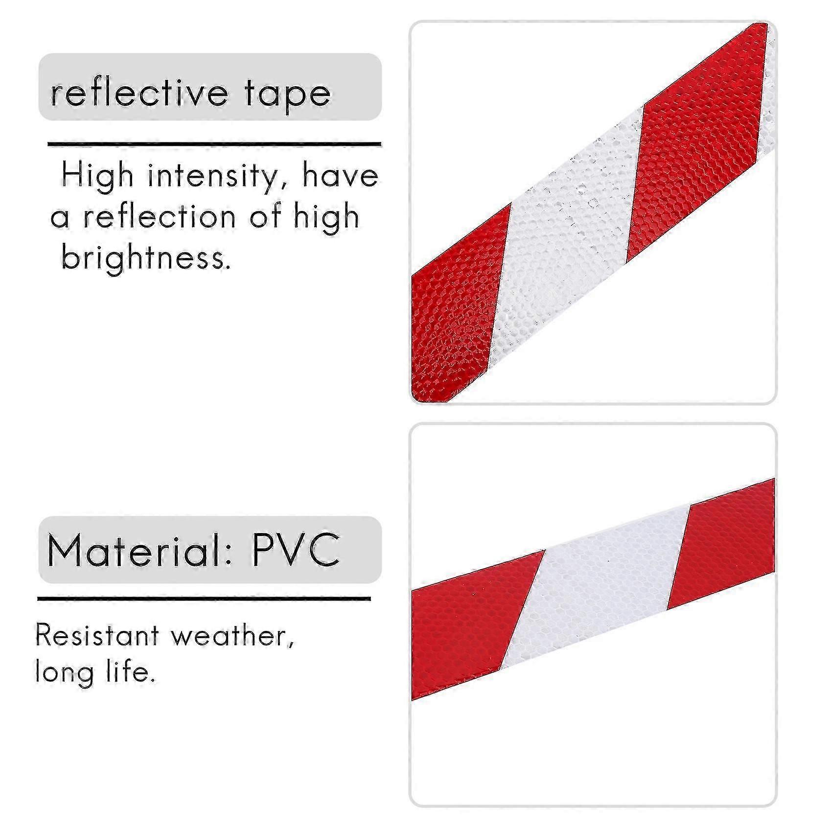 10m X 5cm Safety Warning Tape Reflective Tape Self Adhesive Tape ...