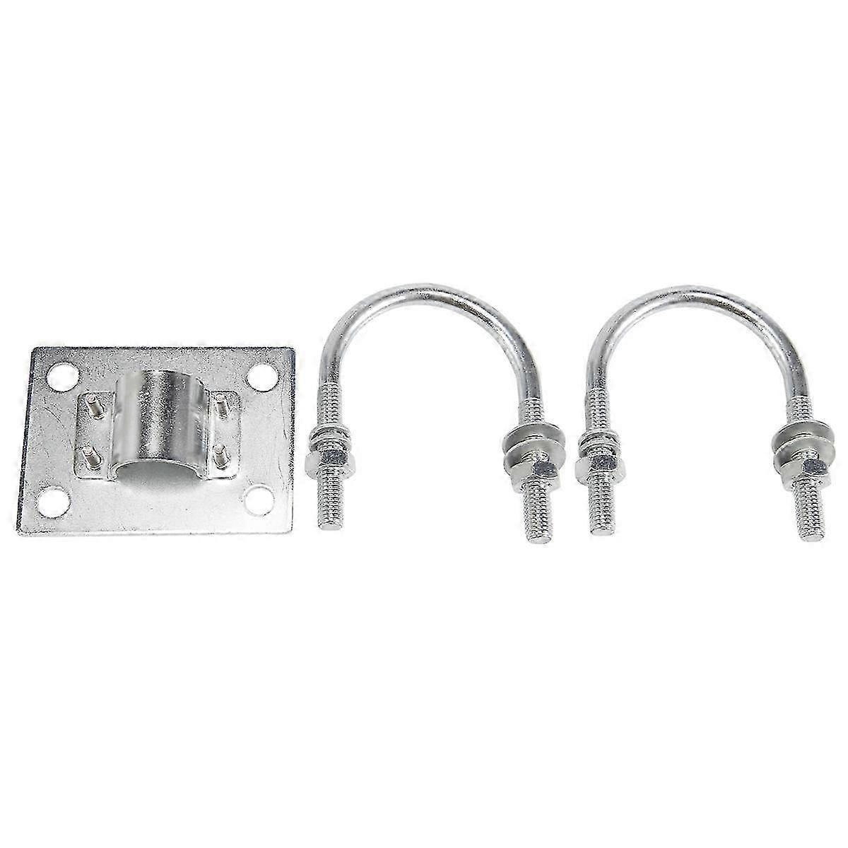 Antenna Mast Clamp Bracket with U-Bolts Anti-Rust Clamp Panel Pipe ...