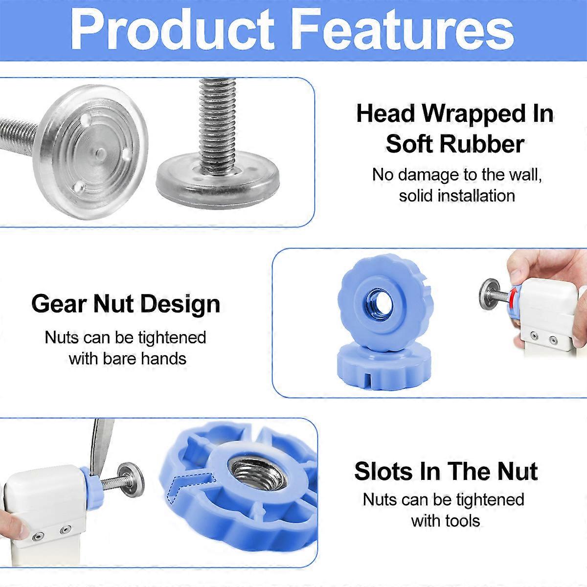 Perfect Fit Various Gates Spindle Rods, Screw Mounted Bolts Kit For ...