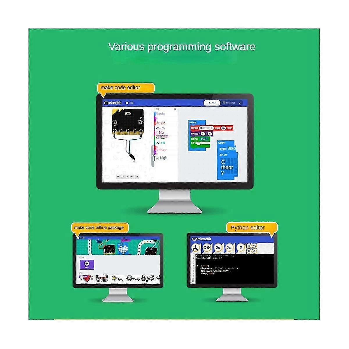 Bbc Microbit V2.0 Motherboard an Introduction To Graphical Programming in Python for Primary and ...