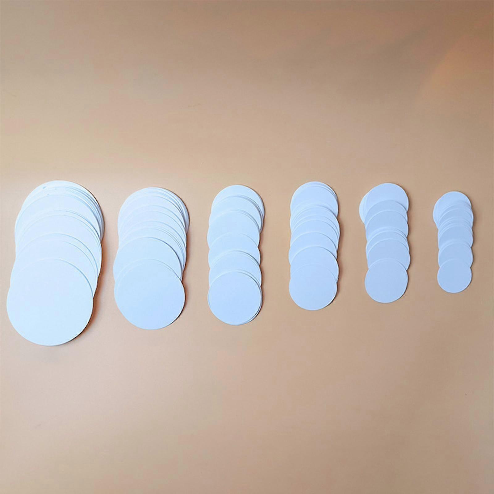 100 Pieces Button Badges Blank Paper Round Blank Cards Replace Fitments ...