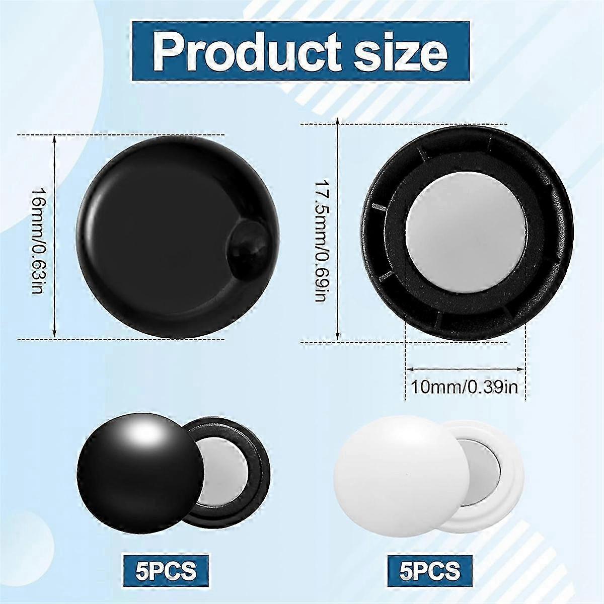 10-Piece Magnetic Marathon Race Bib Holder Clips with Number Fixation ...