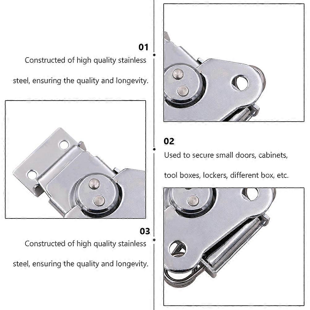 Heavy Duty Latch Stainless Steel Spring Loaded Clamp Case Box Closure ...