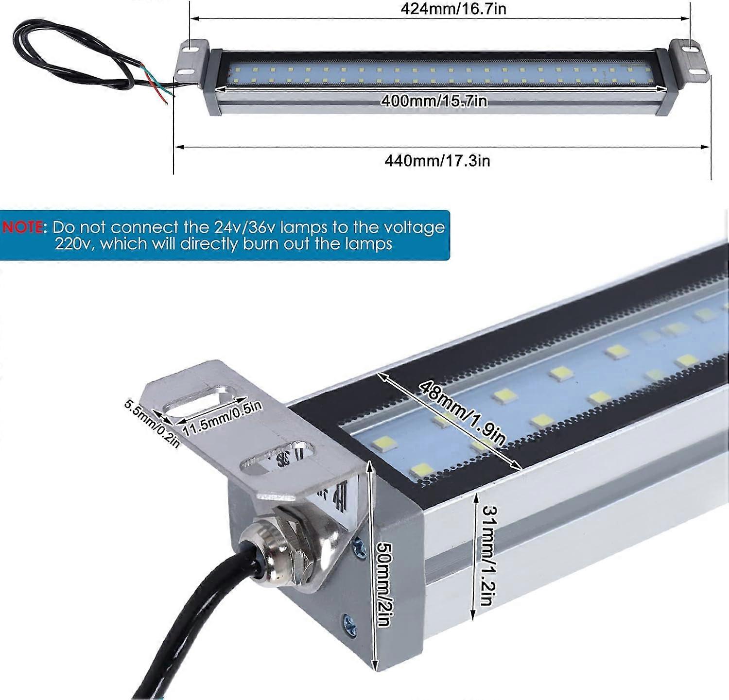 24V IP67 Waterproof Explosion Proof LED Tube Light for CNC Machines ...