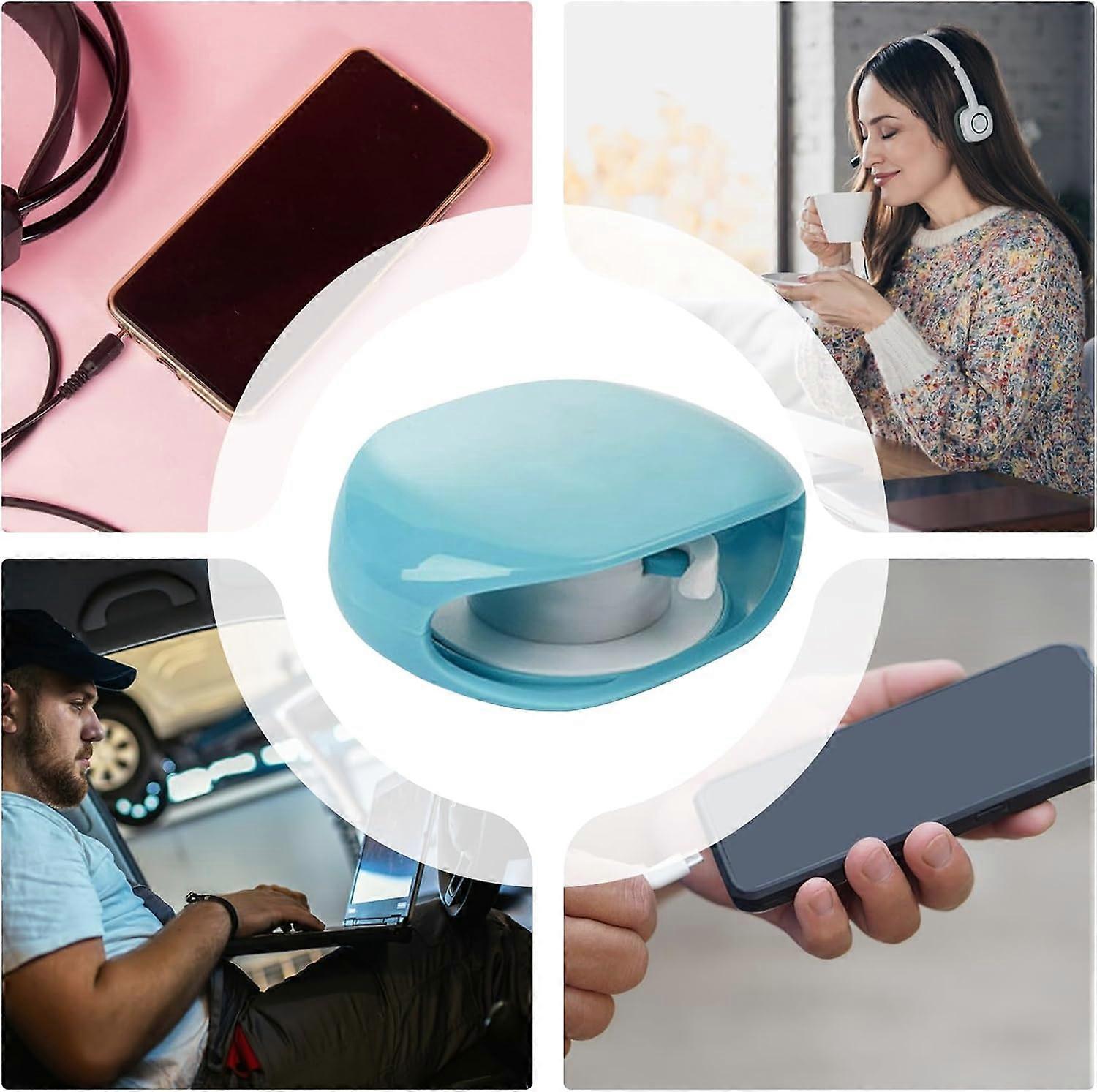 Retractable Cable Organizer with Automatic Cord Reel, Compact Travel ...