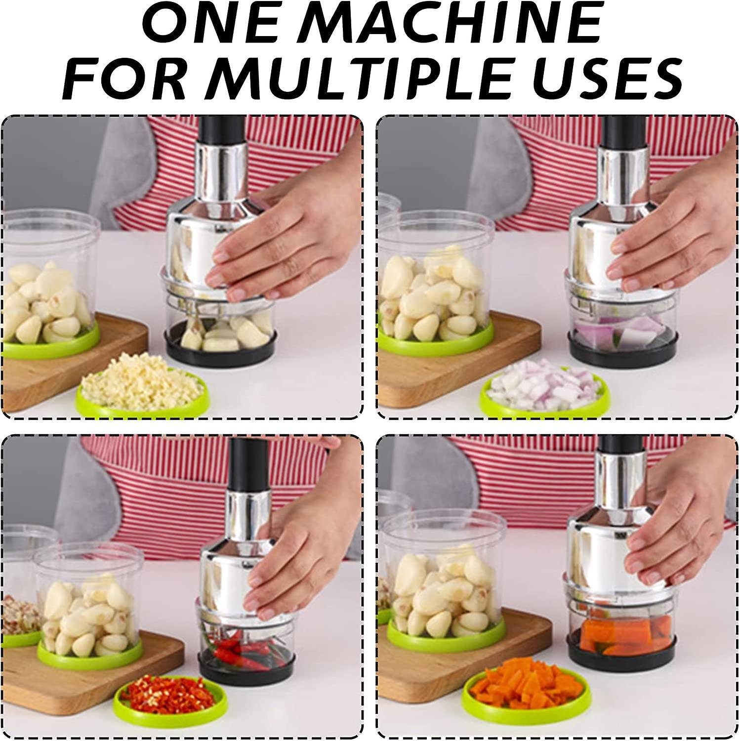 Garlic Chopper Manual,stainless Steel Vegetable Garlic Onion Chopper ...