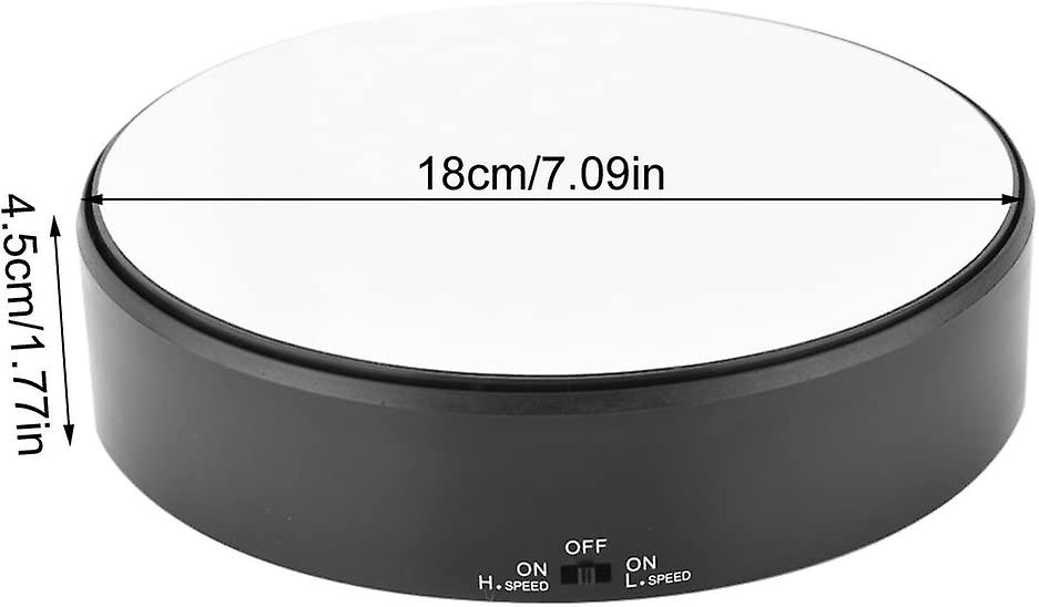 2024 360 Rotating Jewelry Display Stand, Electric Turntable Round Tray ...