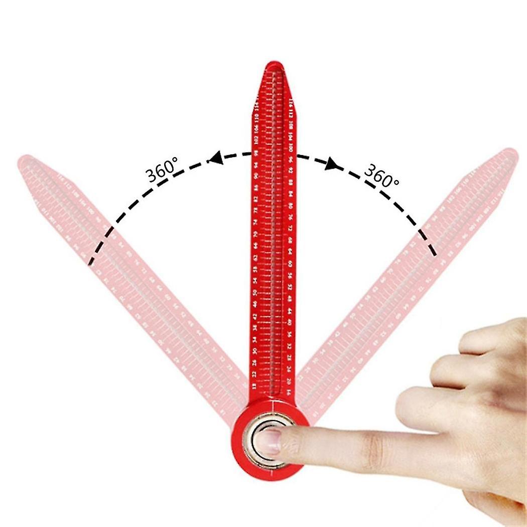 Red Adjustable Drawing Compass Portable Drawing Compass Industrial ...