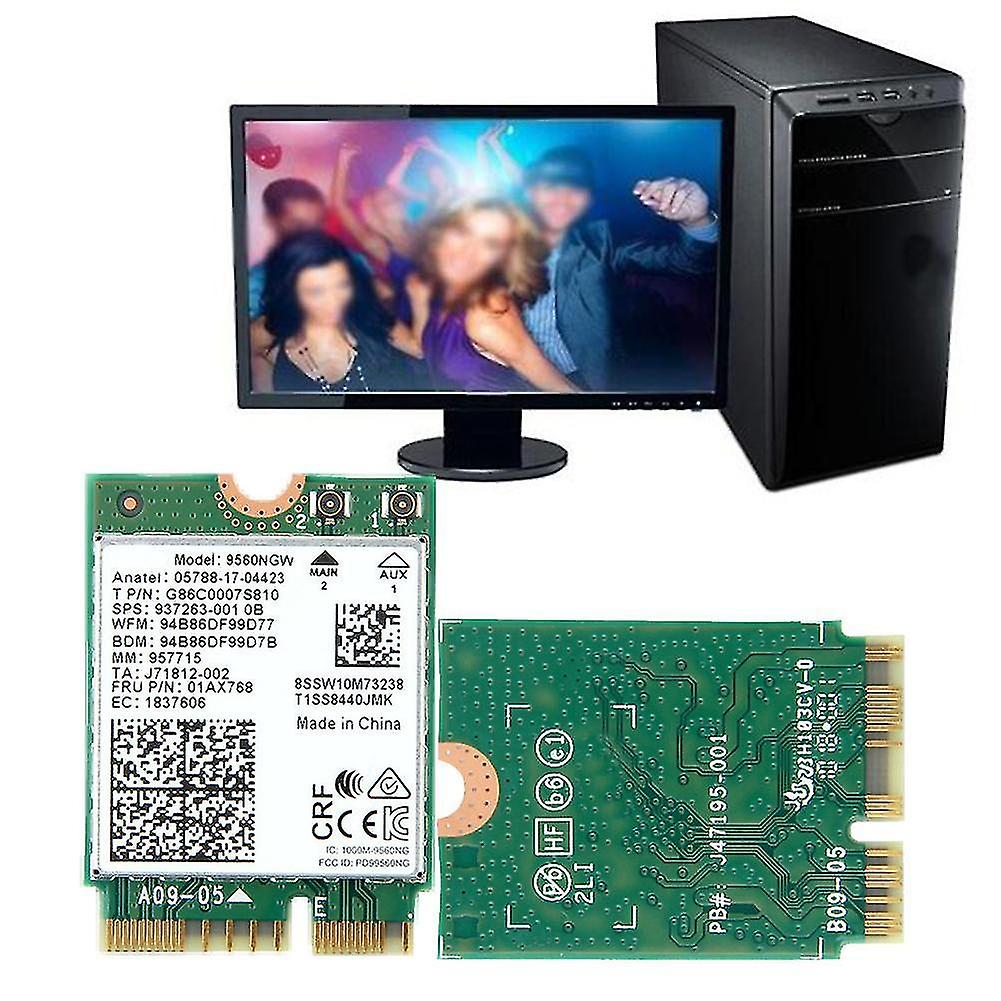 Intel Dual Band AC 9560 9560NGW NGFF 1.73Gbps BT5.0 Wireless Cards ...
