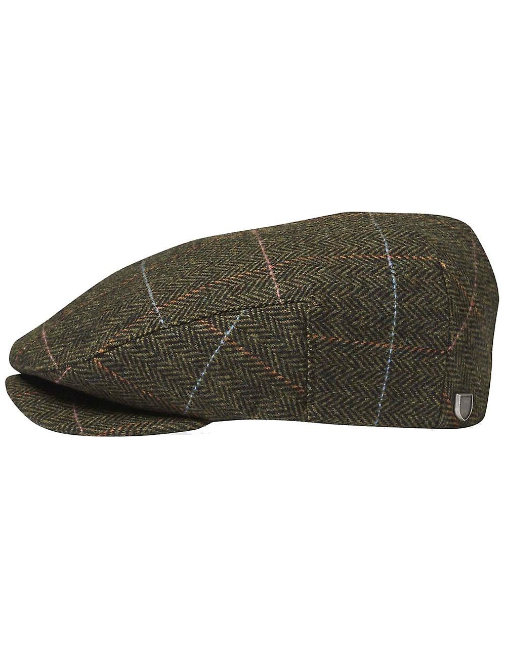 Men's Brixton Hooligan Flat Cap - Bronze/black | Fruugo UK