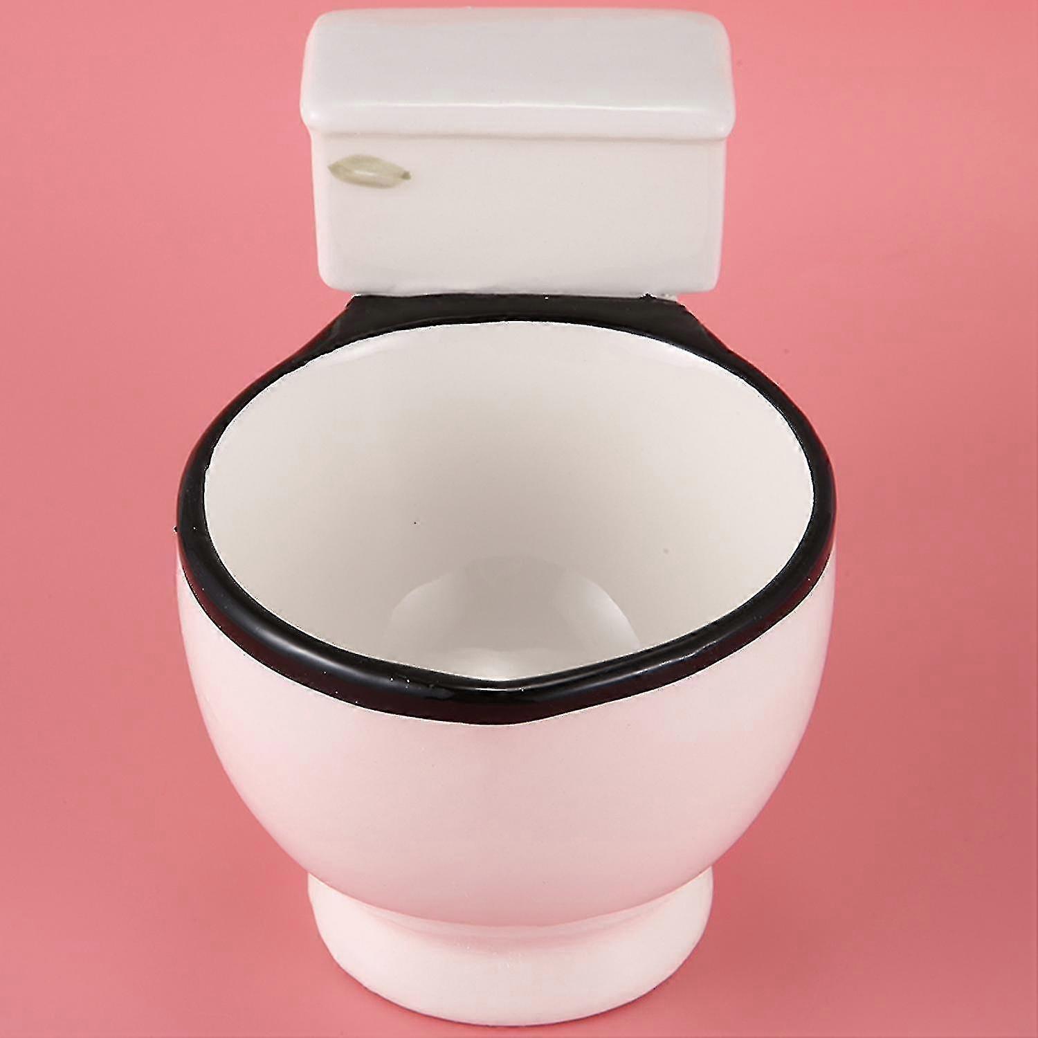Novelty Toilet Ceramic Mug With Handle 300ml Coffee Tea Milk Ice Cream ...
