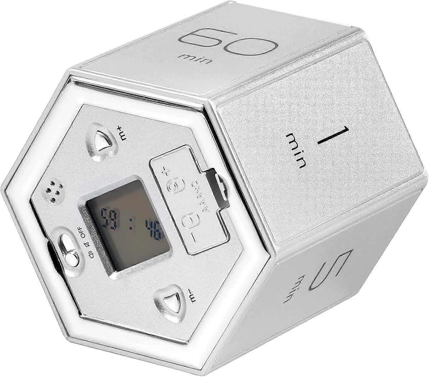 Pomodoro Cube Timer 1/5/10/25/30/60min and Custom Countdown Flip Focus ...