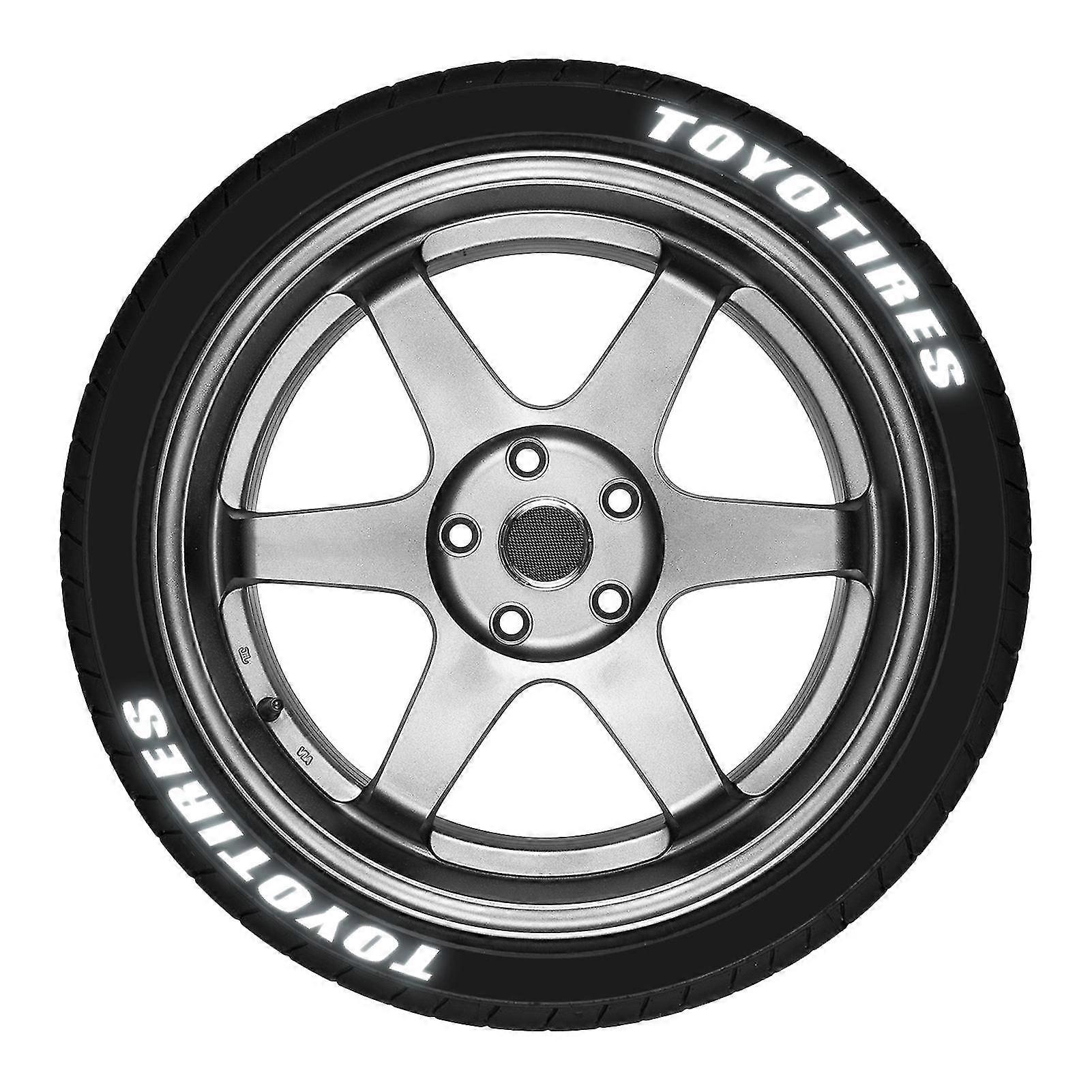 Tire Lettering Kit Reflective 3d Tire Lettering Stickers Diy Permanent ...