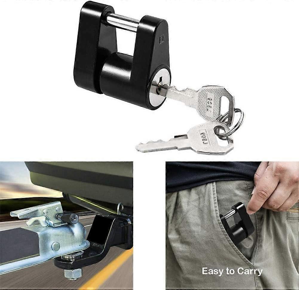 Tow Bar Lock, Tow Bar Hitch Lock Tow Bar Padlock 1/4 Inch Tow Bar Core ...