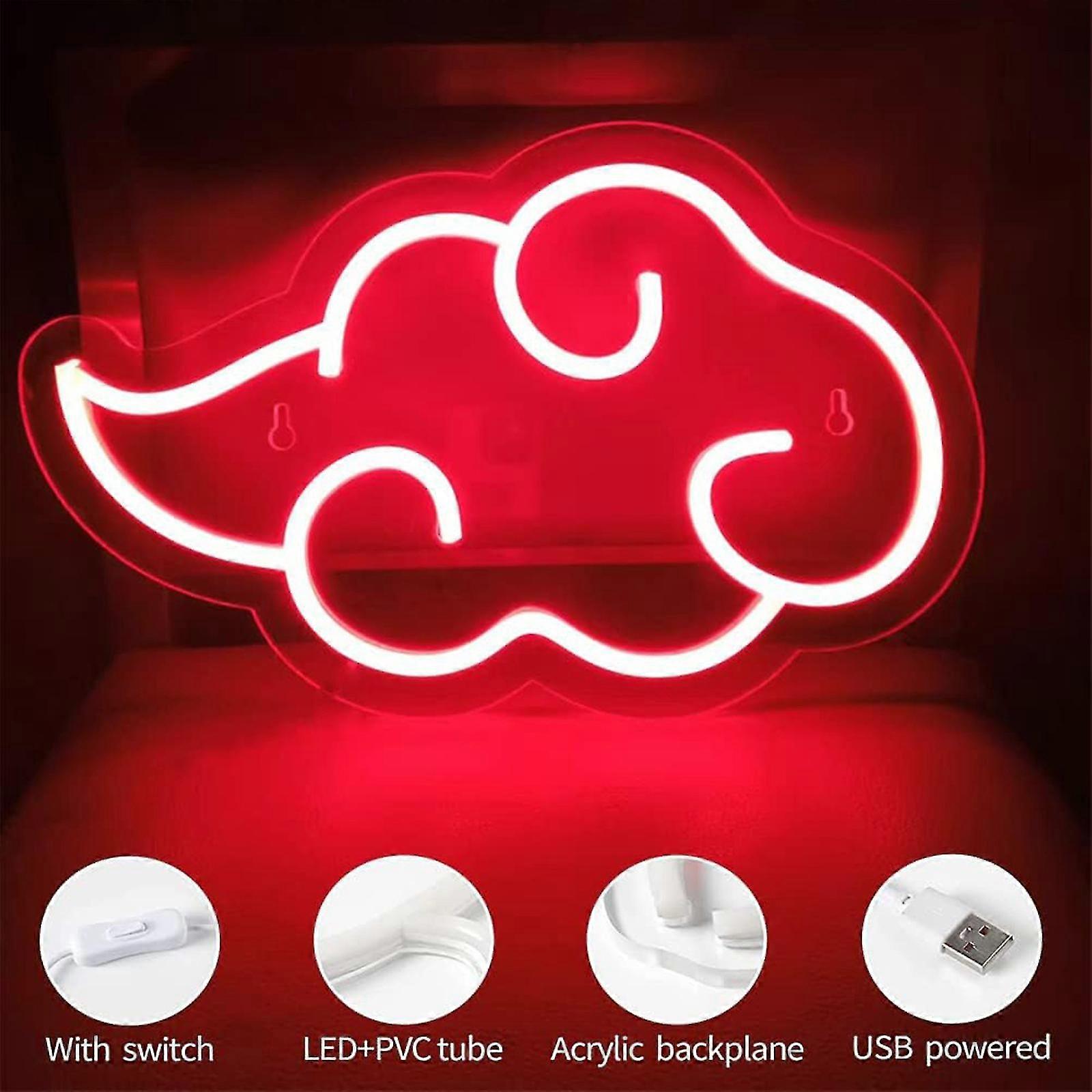 Cloud Neon Sign, Usb Led Cloud Neon Light, Dimmable Gaming Neon Sign ...