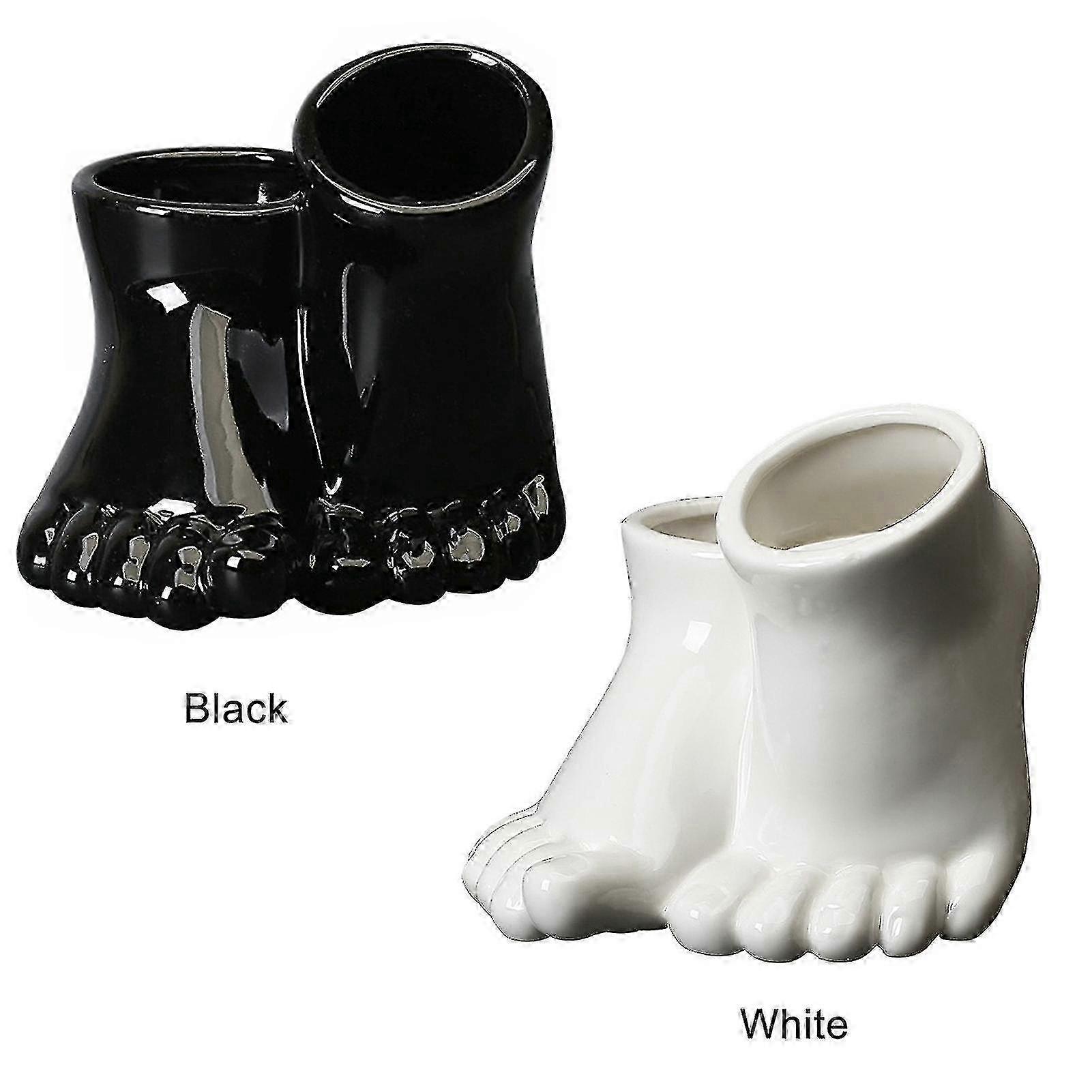 Ceramic Succulent Pots Novelty Human Feet Shape Planter Flower Pots ...