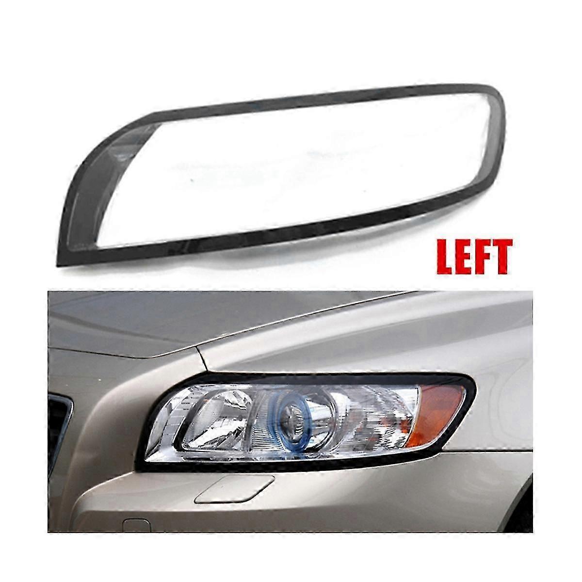 For S40 S40L 07-12 Transparent Lampshade head light lamp Cover Glasses Lamp Shade Headlight ...