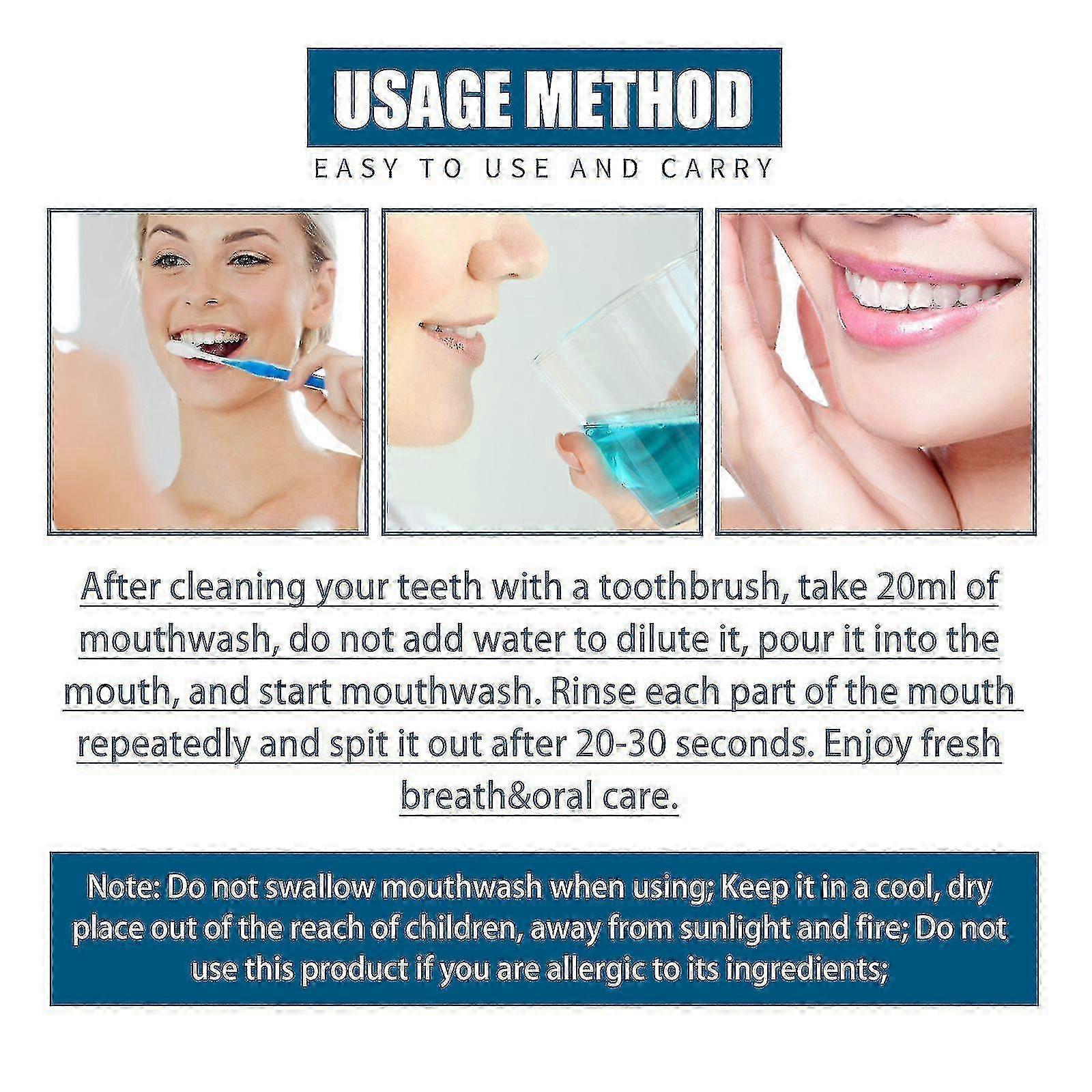 Jaysuing mouthwash removes tooth stains, removes odor and bad breath ...