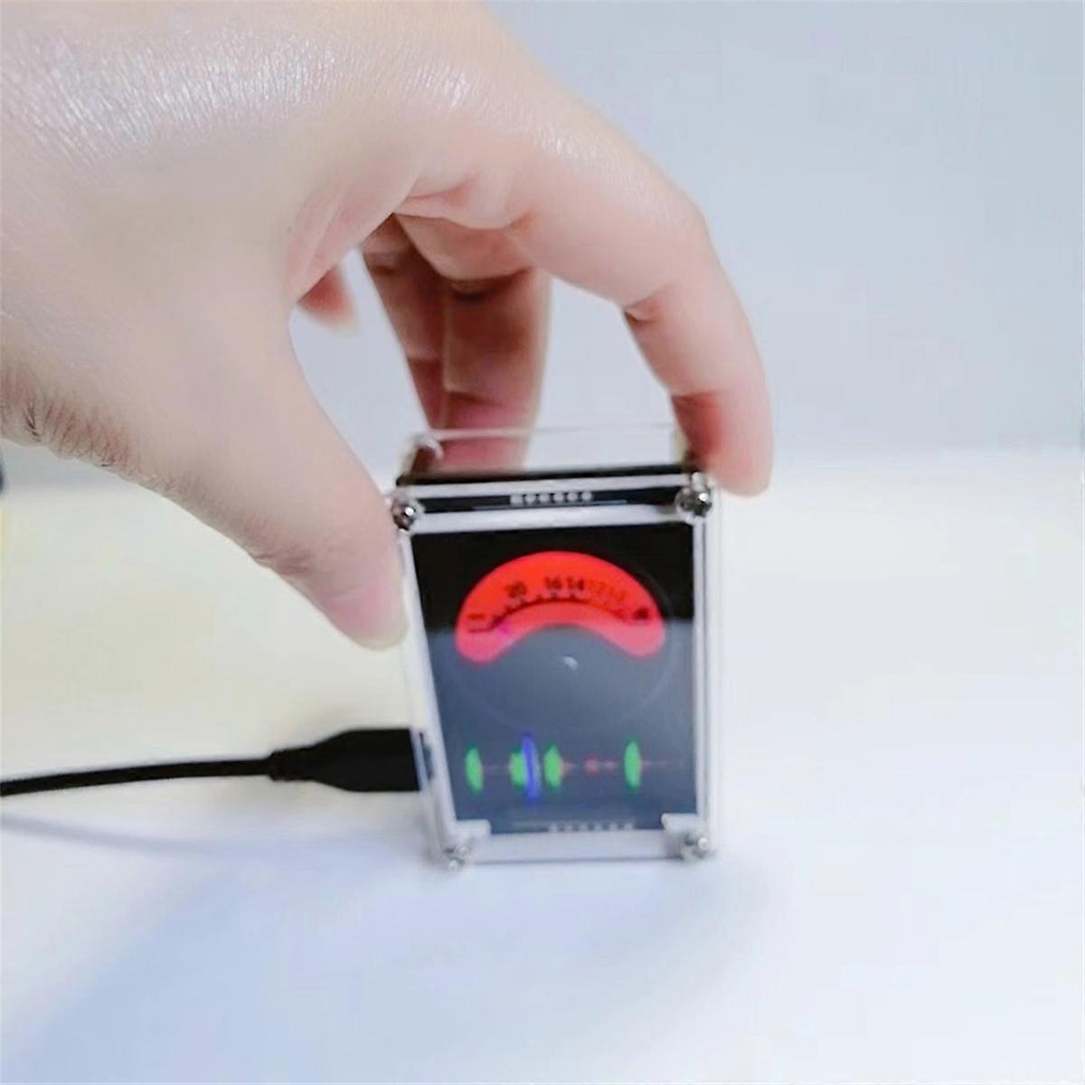 Voice Activated 1.3 Inch Music Spectrum Rhythm Level Indicator VU Meter ...